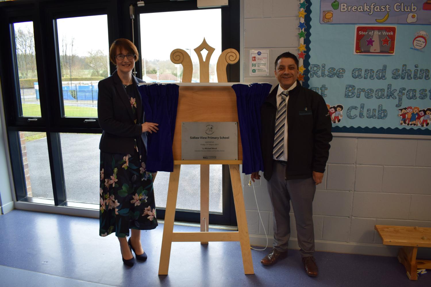 Celebration for the opening of Sidlaw View