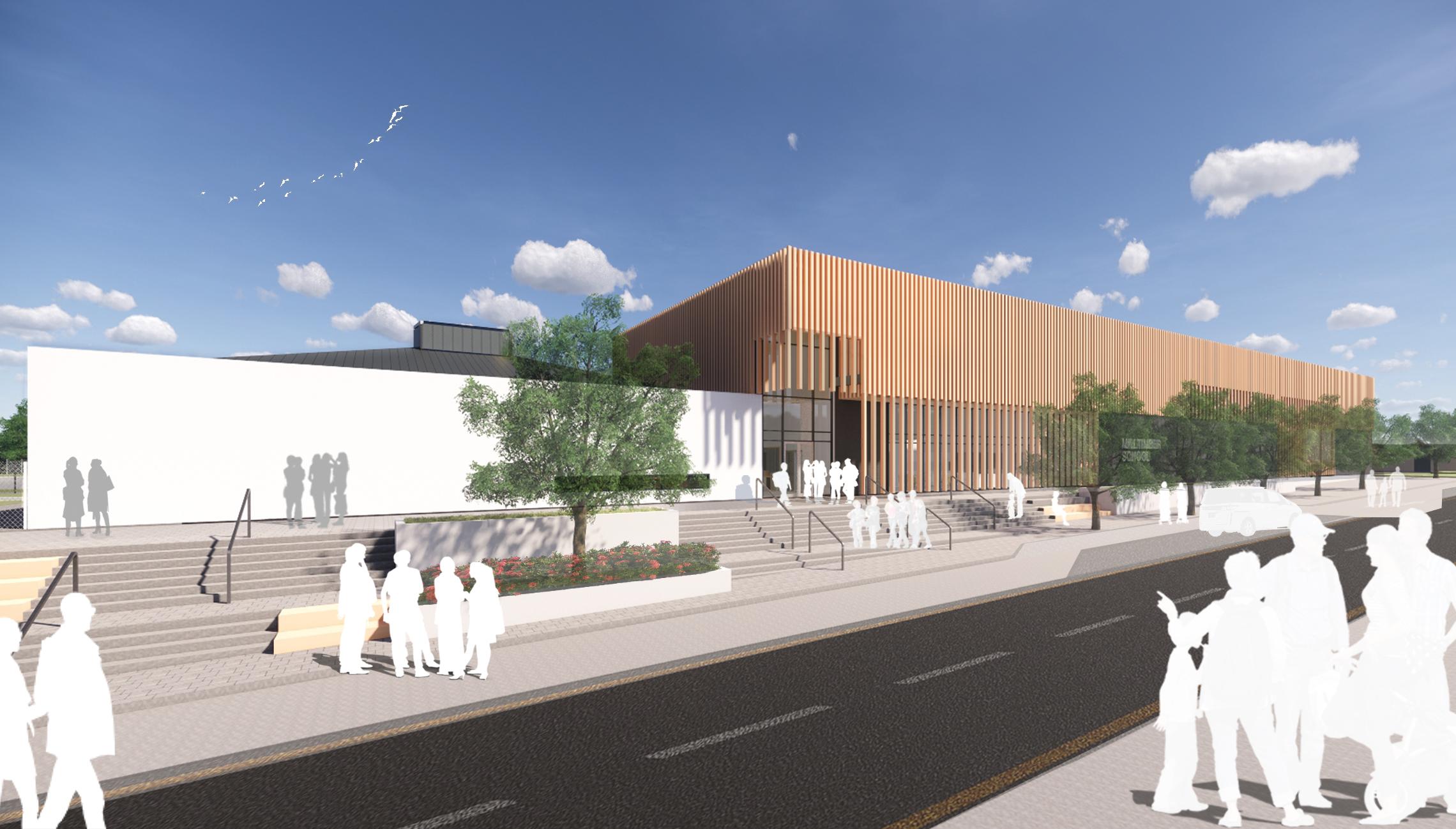 Work begins at the new £16 million Milltimber Primary School